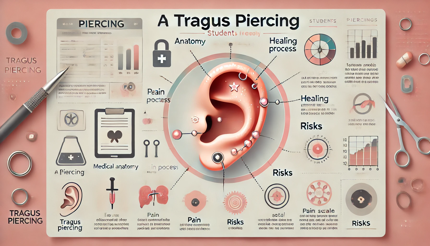 Trago Piercing: costo, dolore e rischi - StudentVille