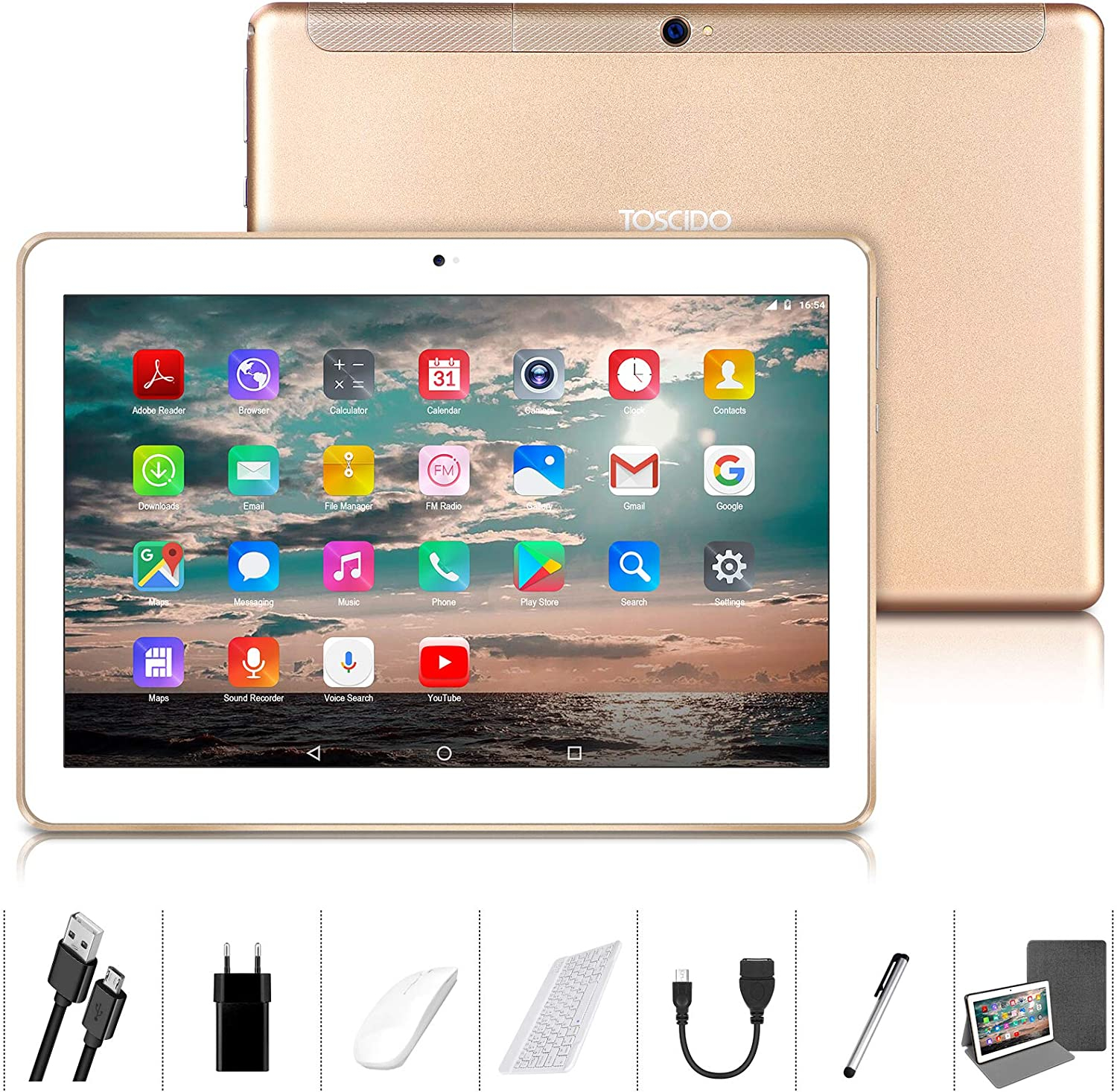 Tablet 10" con tastiera, custodia, mouse e penna a 106€ (Amazon ...